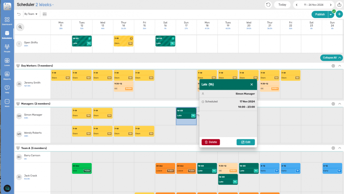 Home - MyShiftManager