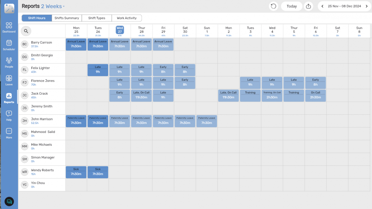 Home - MyShiftManager