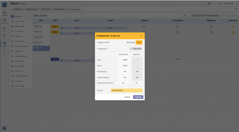 Home - MyShiftManager