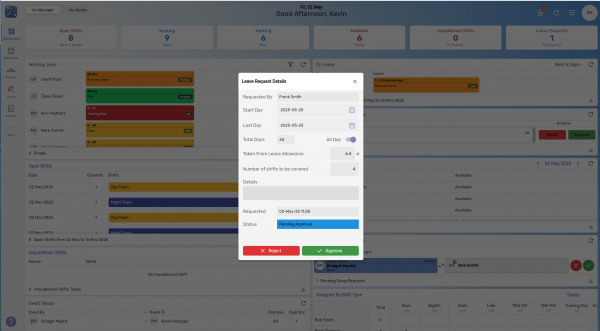 Home - MyShiftManager
